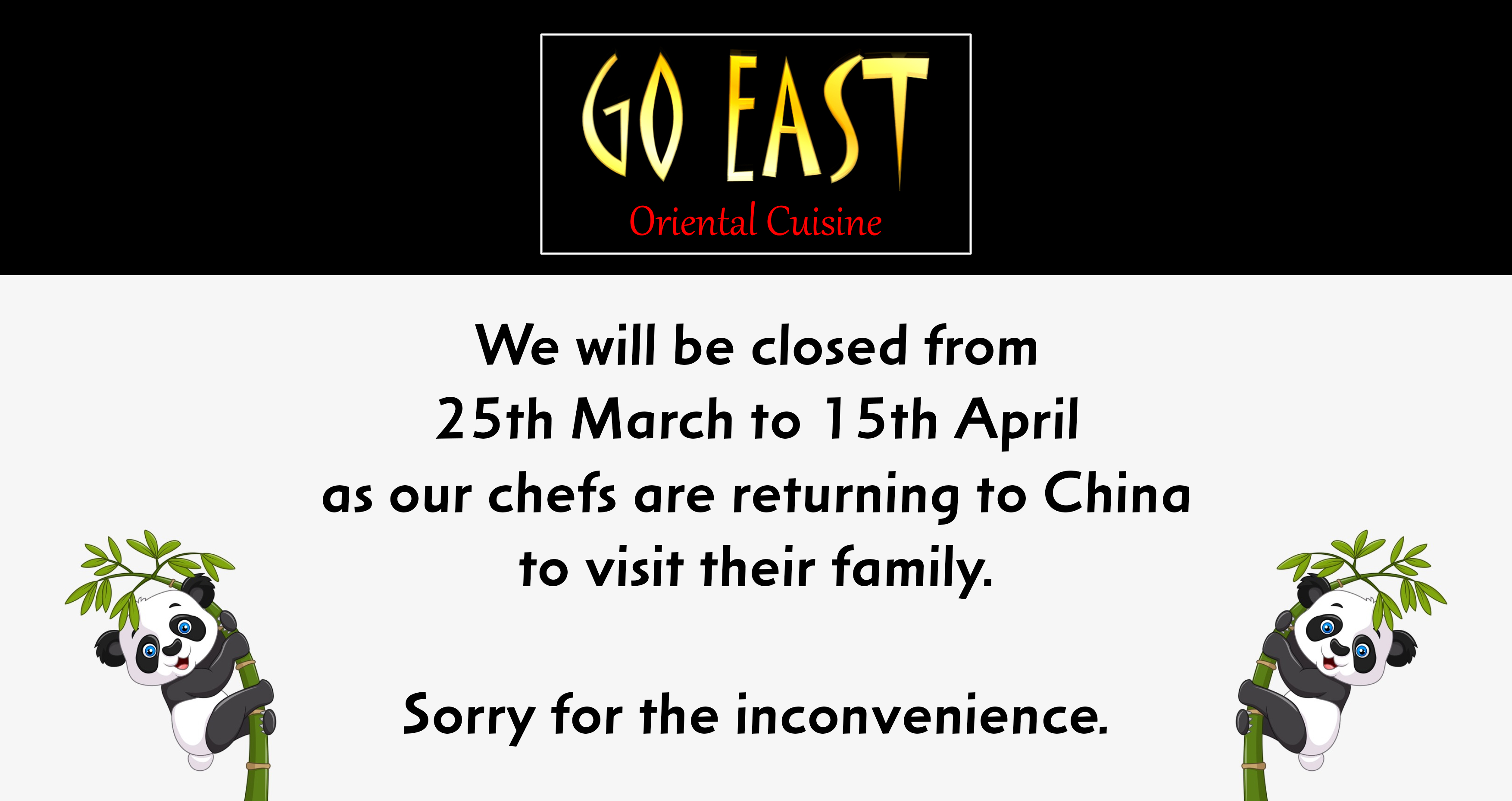 Go East | Finest Oriental Cuisine